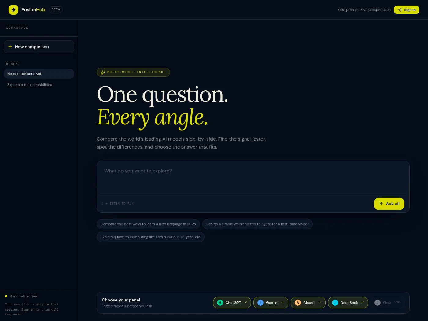 Chatbot Fusion Hub