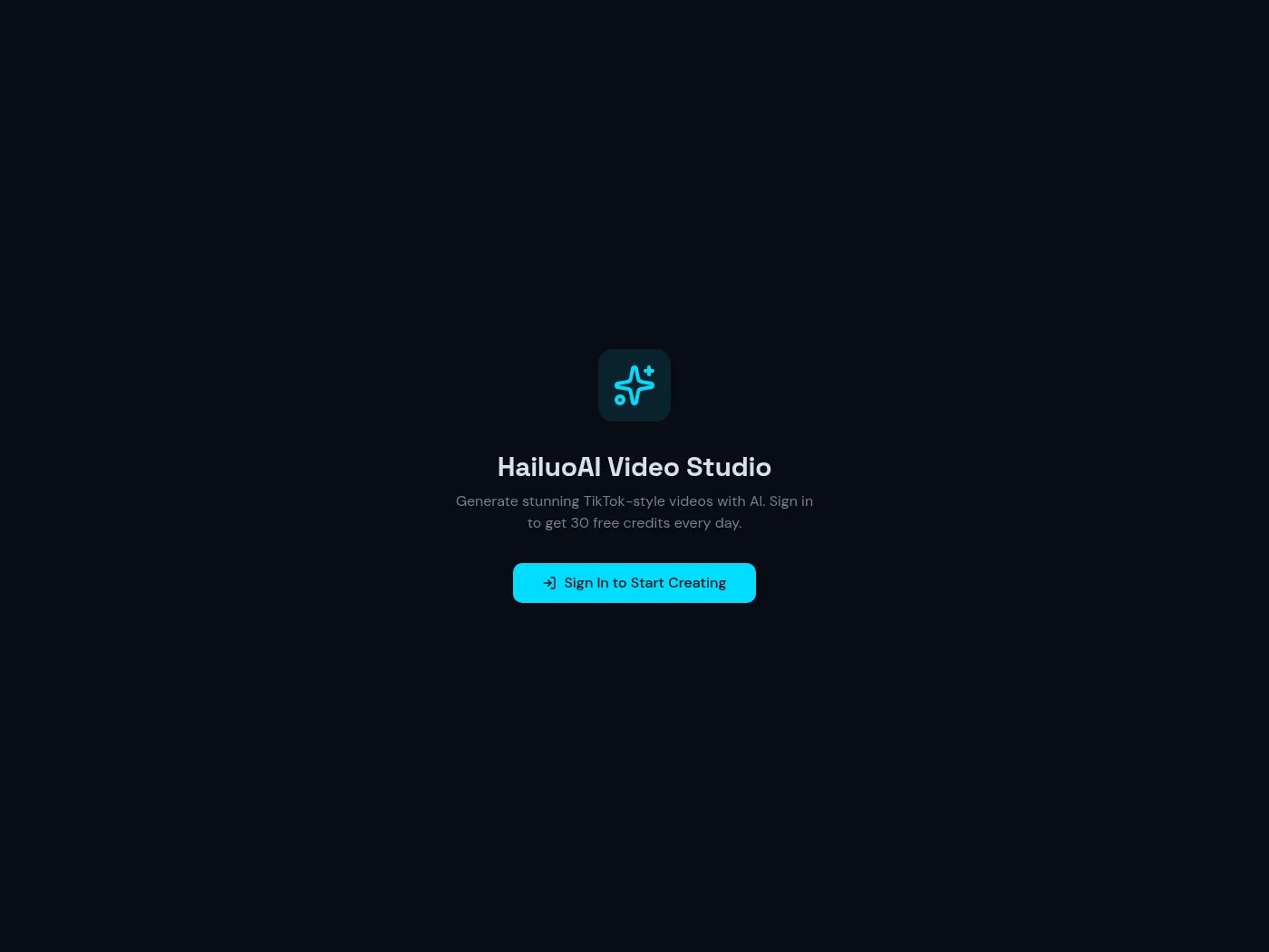 HailuoAI Video Studio