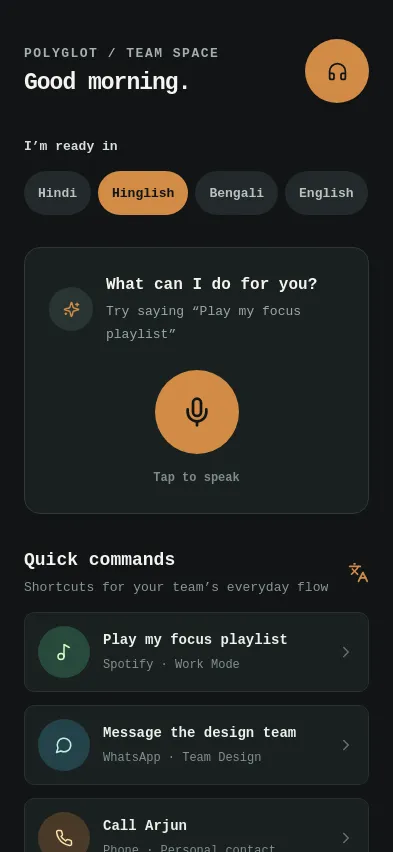 Polyglot Voice Assistant