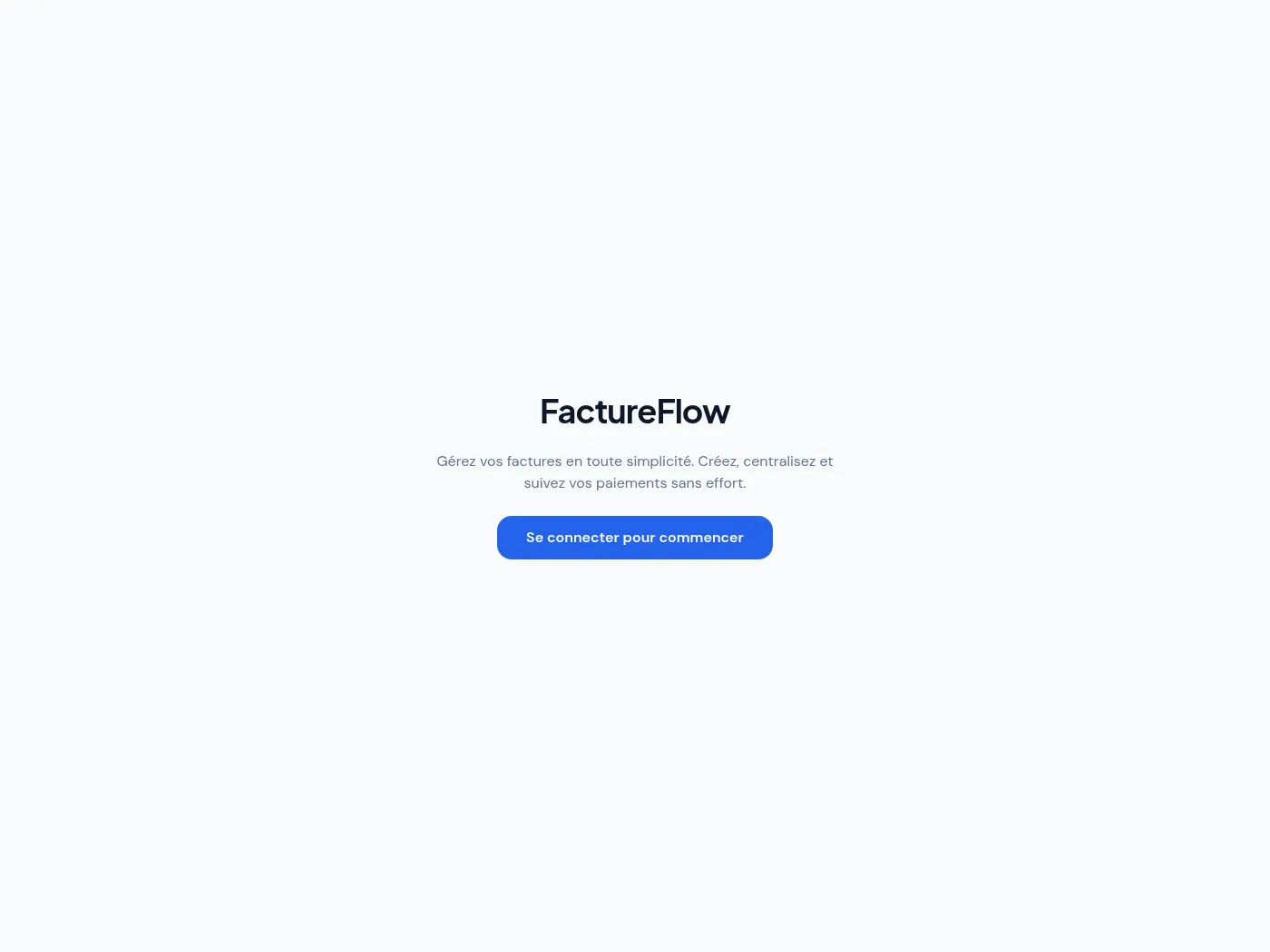 FactureFlow Web