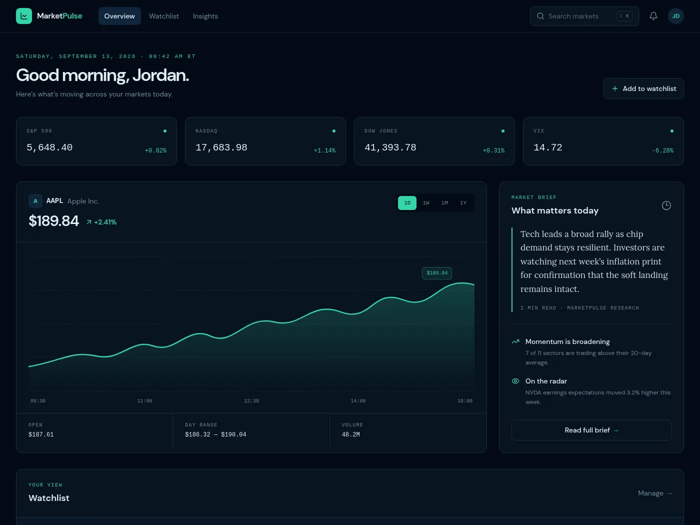 MarketPulse Tracker