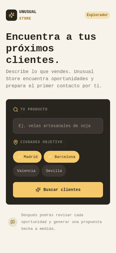 Unusual Store Connect