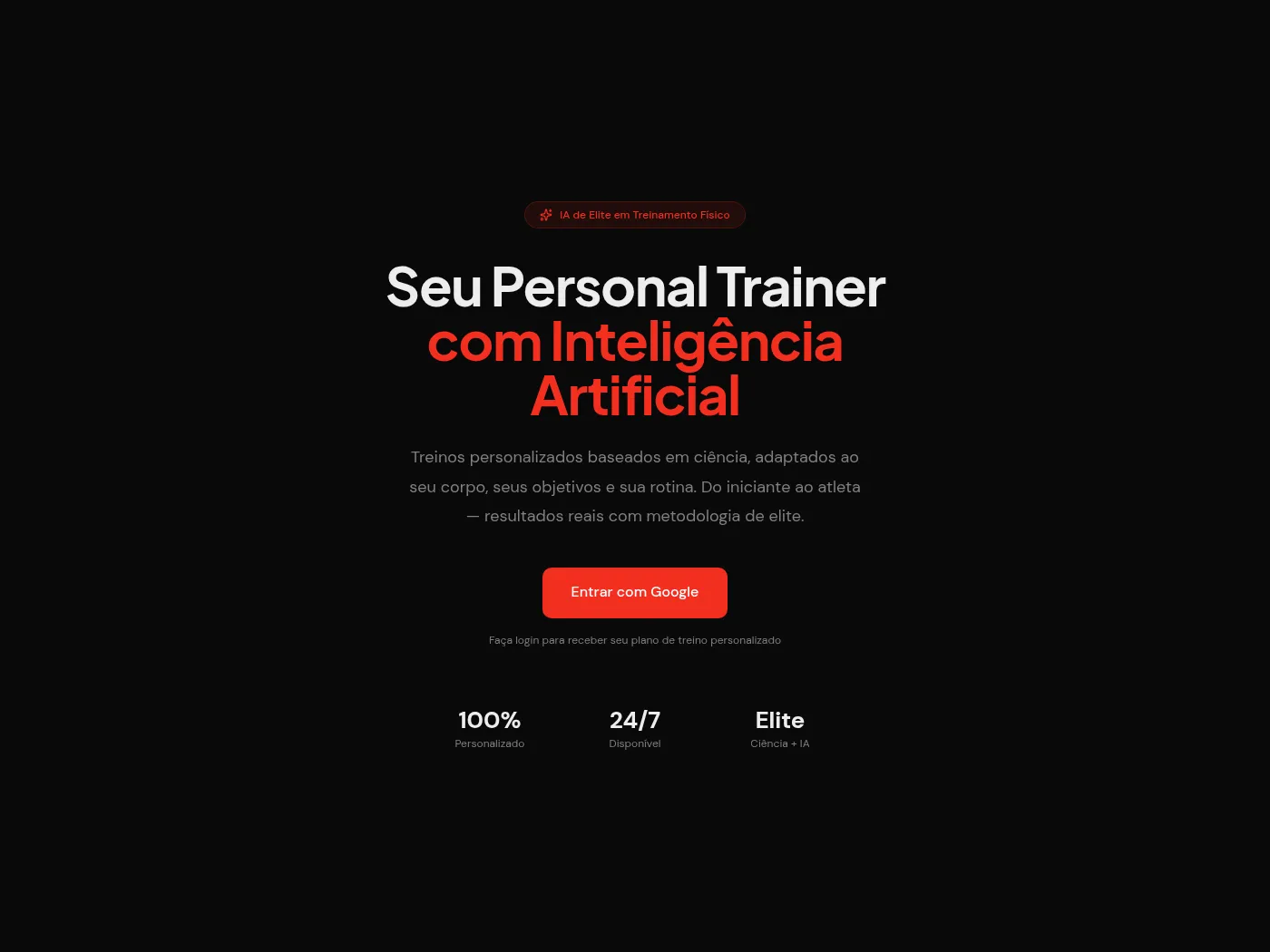 Elite Trainer AI Coach