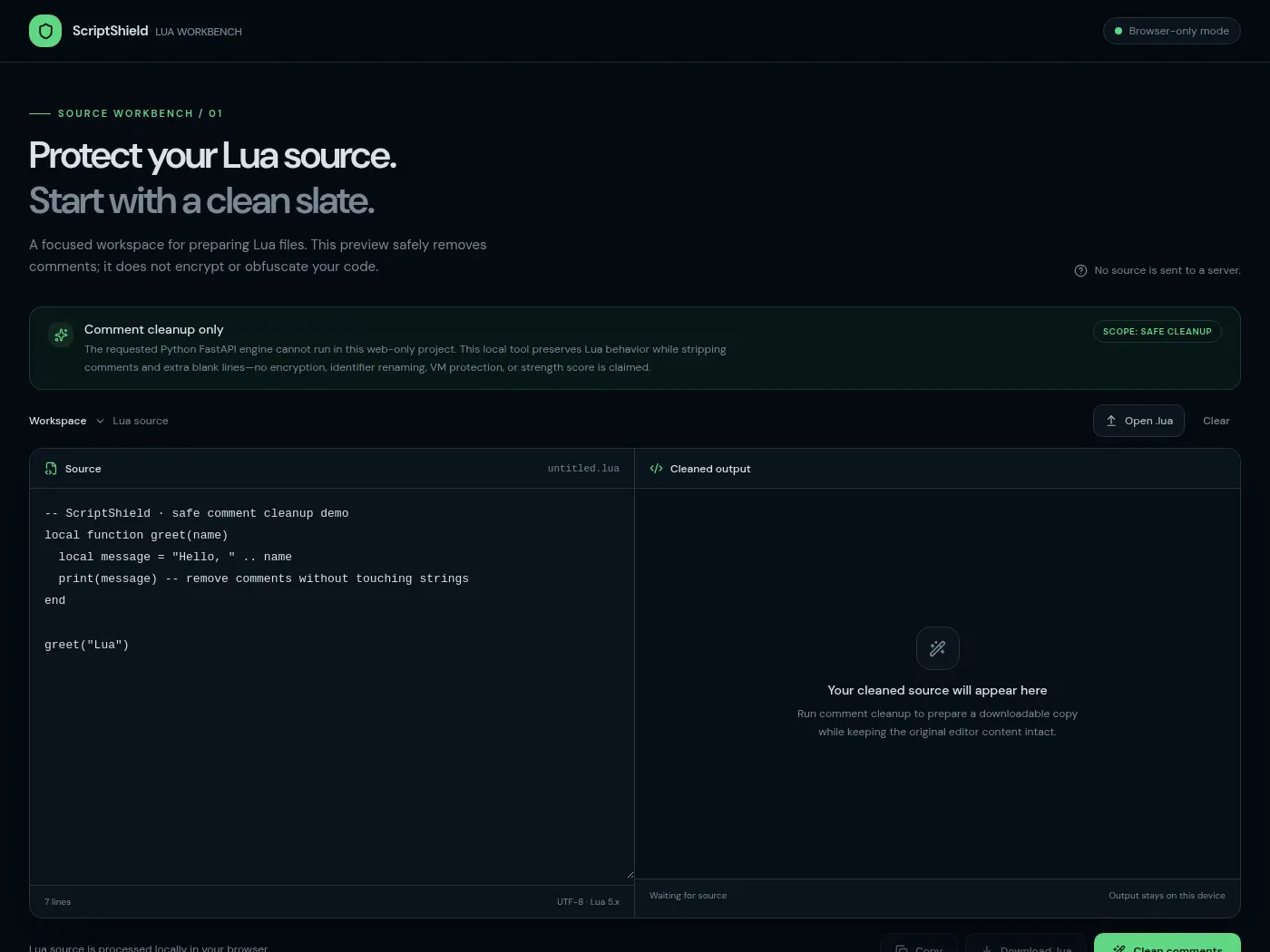 ScriptShield Obfuscator