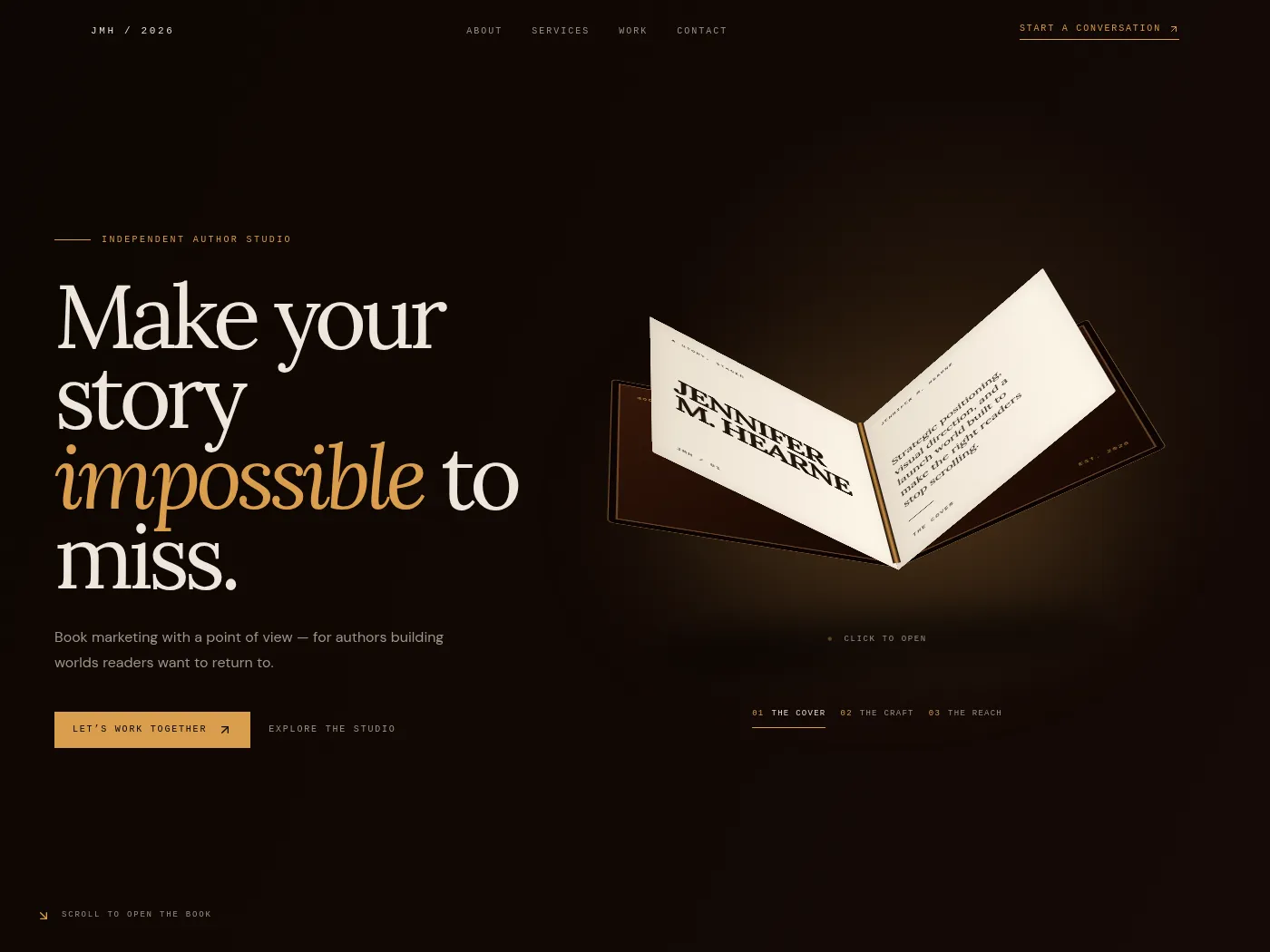 Futuristic Bookfolio 3D