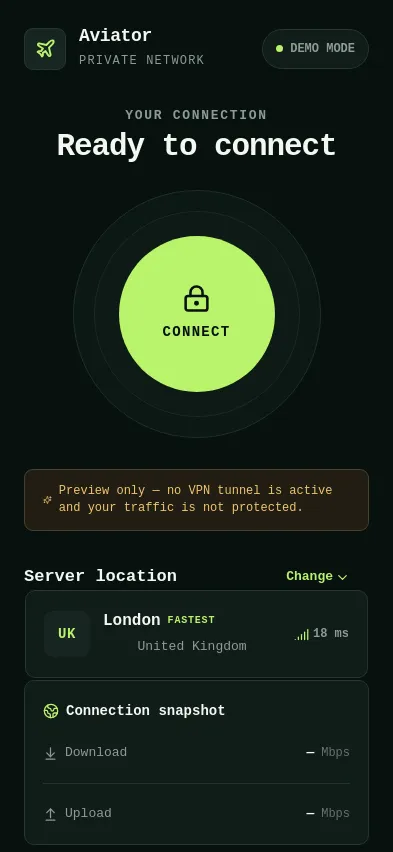 Aviator VPN Mobile