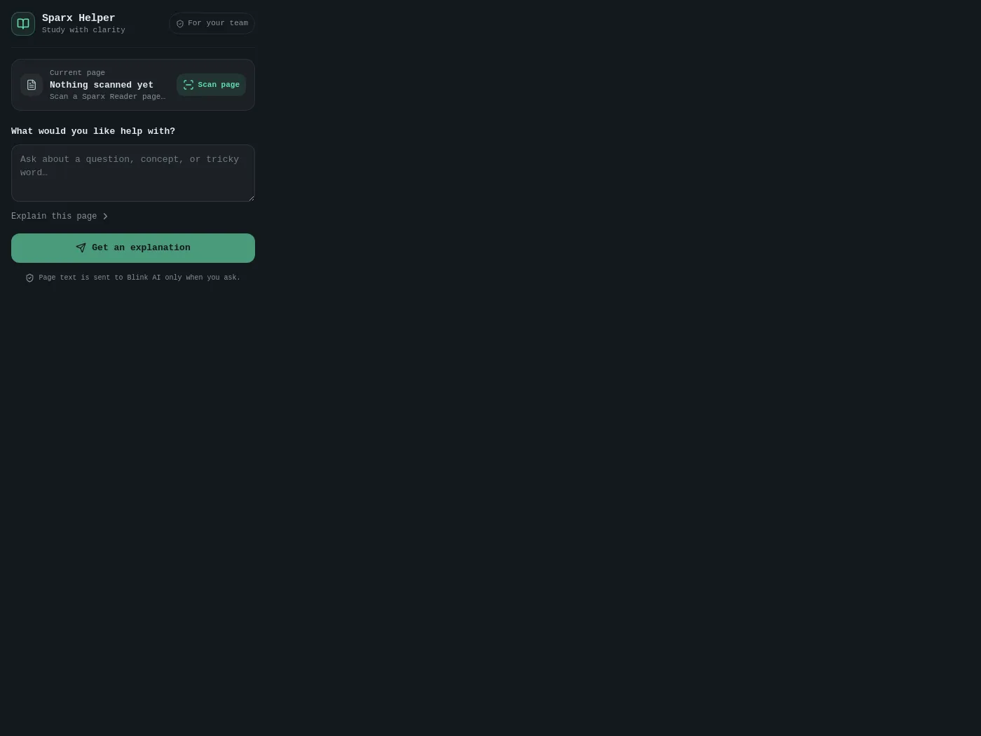 Sparx Helper Extension