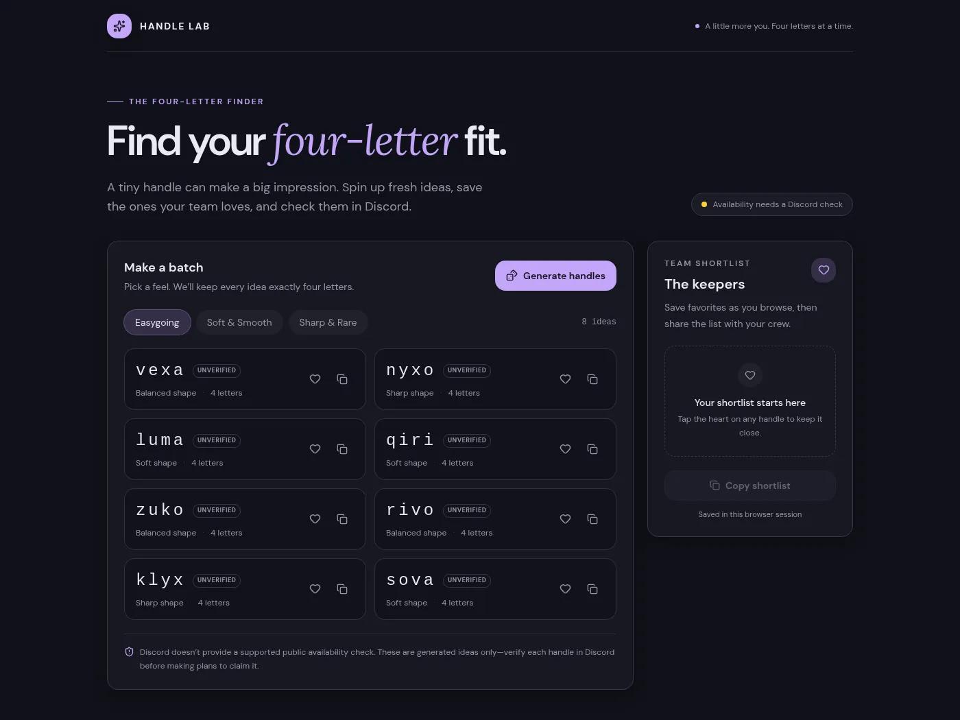 Discord Handle Finder