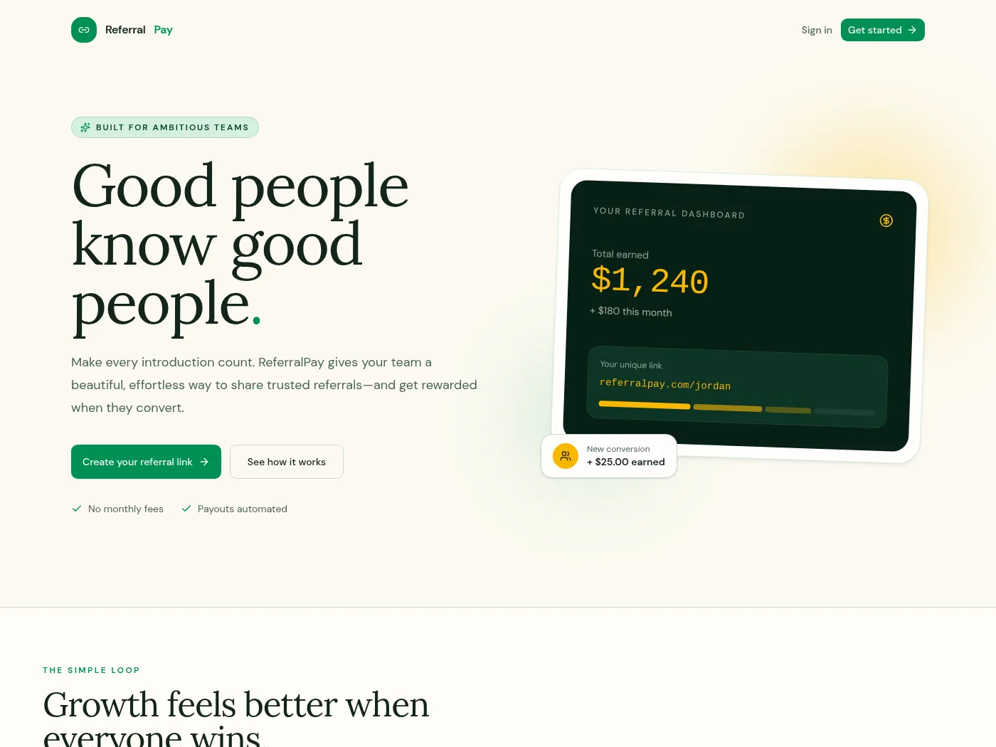 ReferralPay Platform