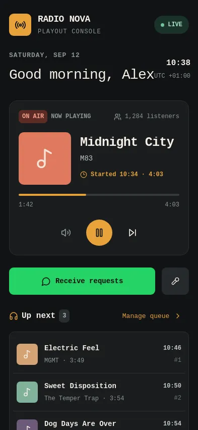RadioRequest Playout