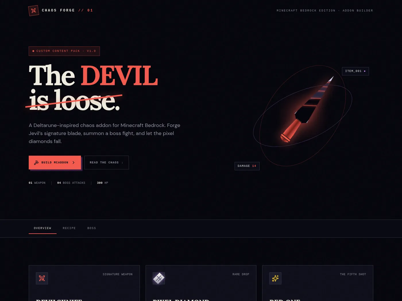DEVILSKNIFE Deltarune Mod