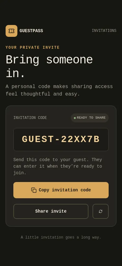 InviteCode Maker