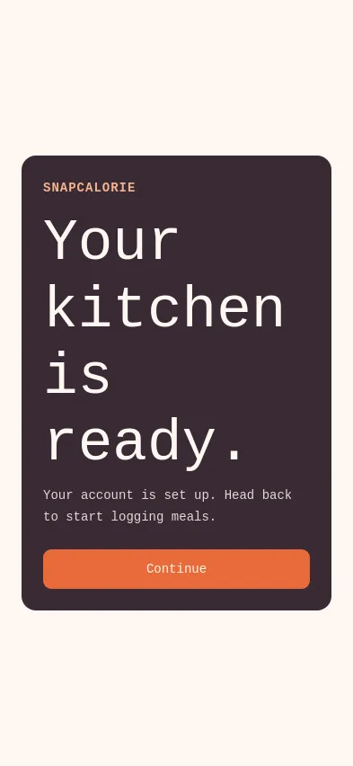 SnapCalorie Tracker