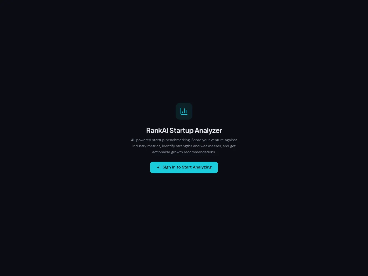 RankAI Startup Analyzer