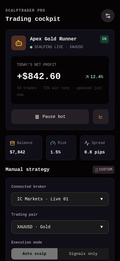 ScalpTrader Pro Bot