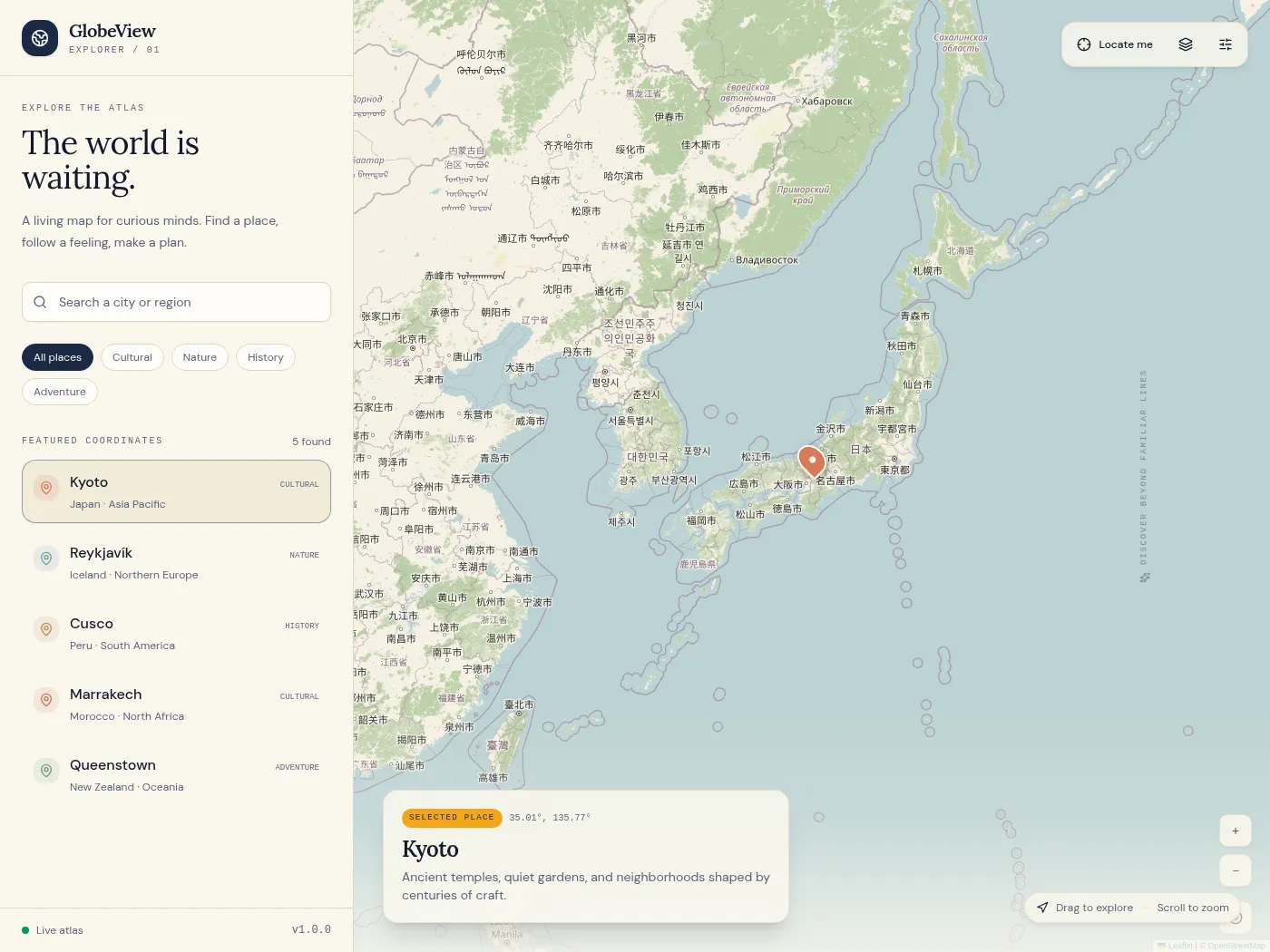 GlobeView Explorer
