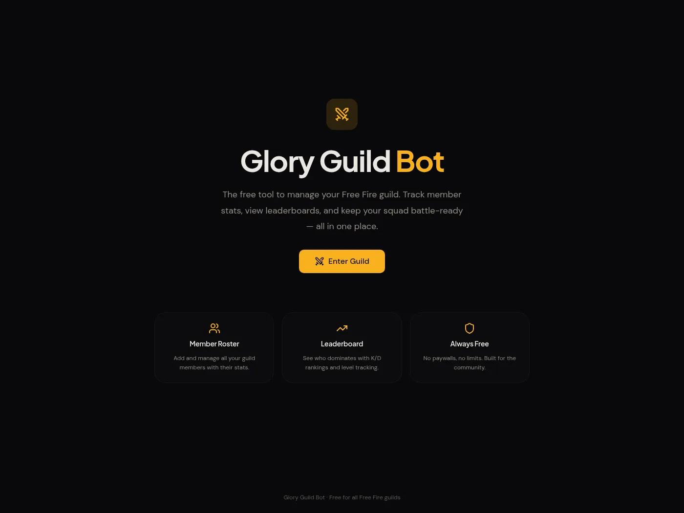 Glory Guild Bot