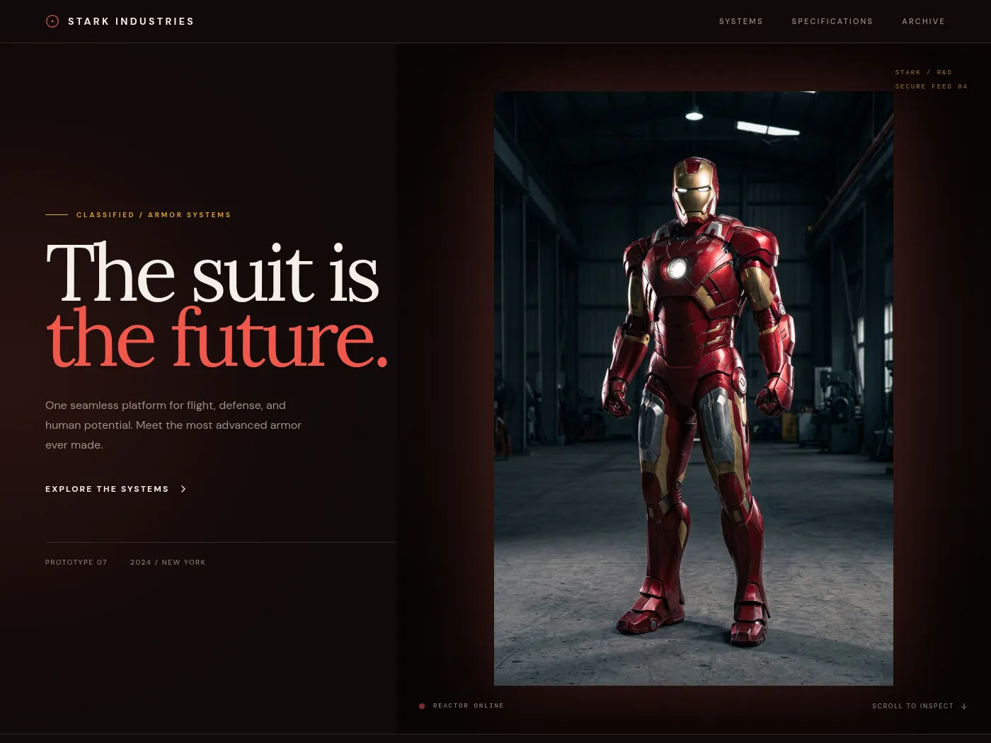 Ironman Suit Showcase