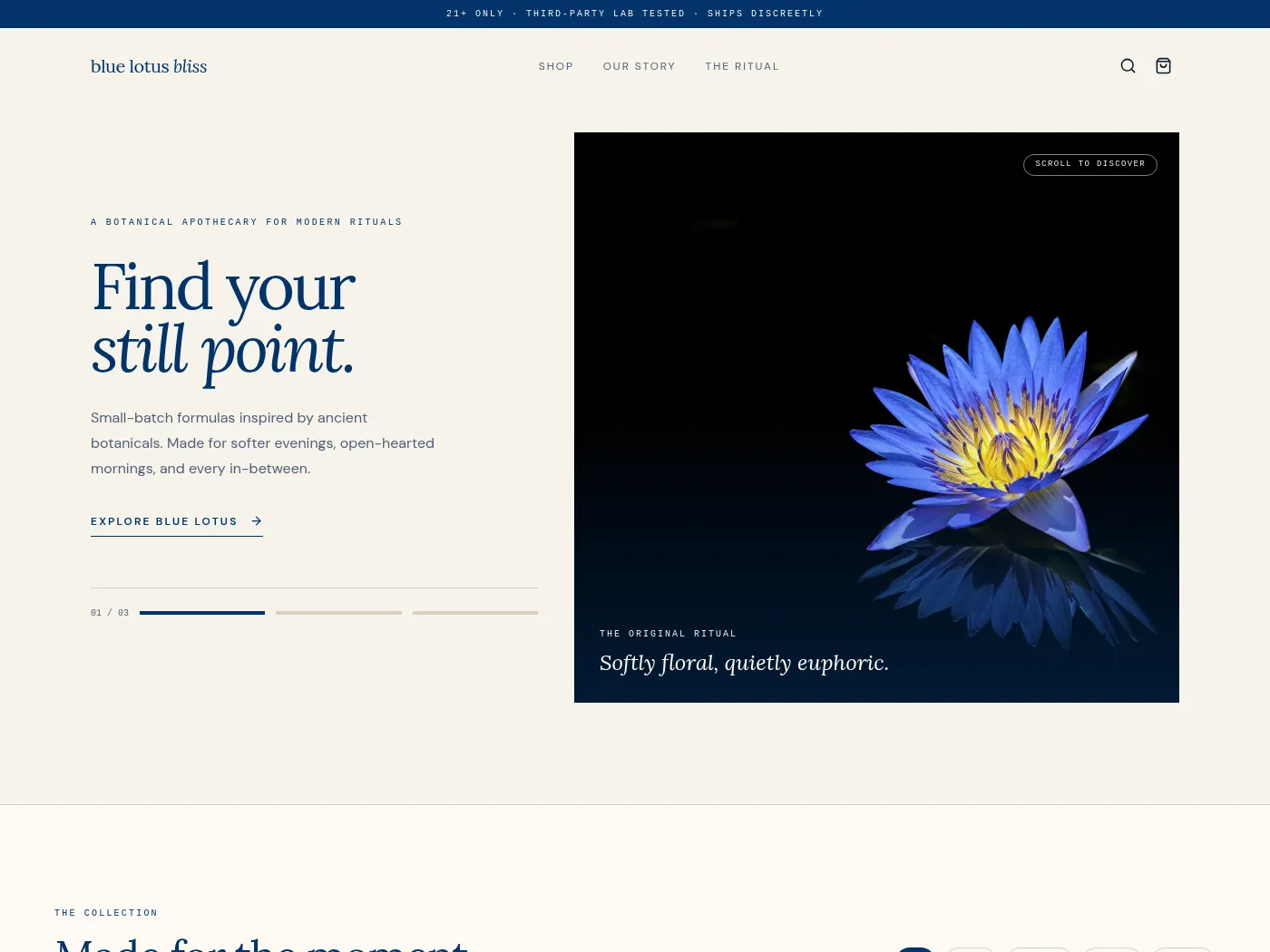 Blue Lotus Bliss