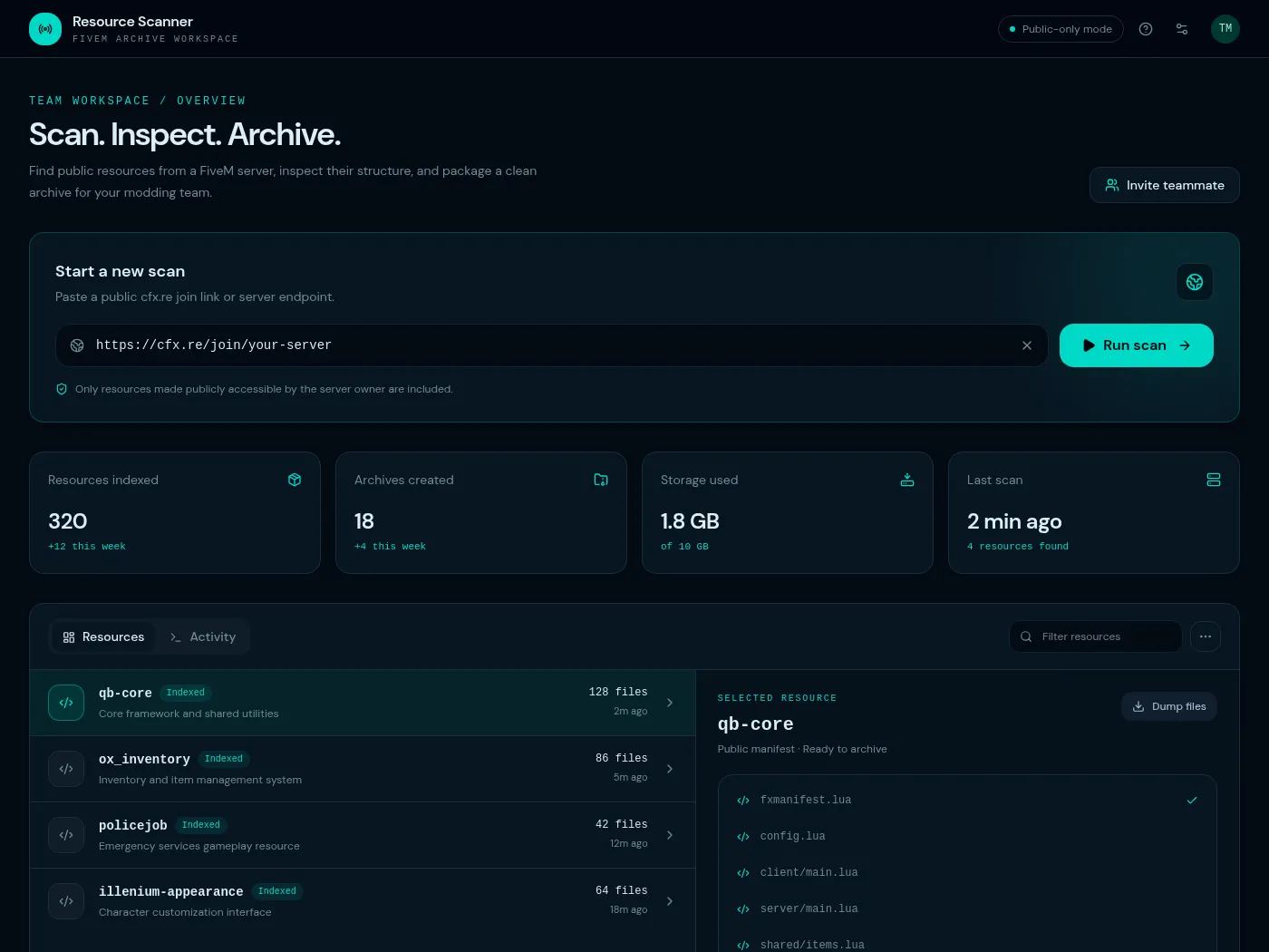 FiveM Resource Scanner