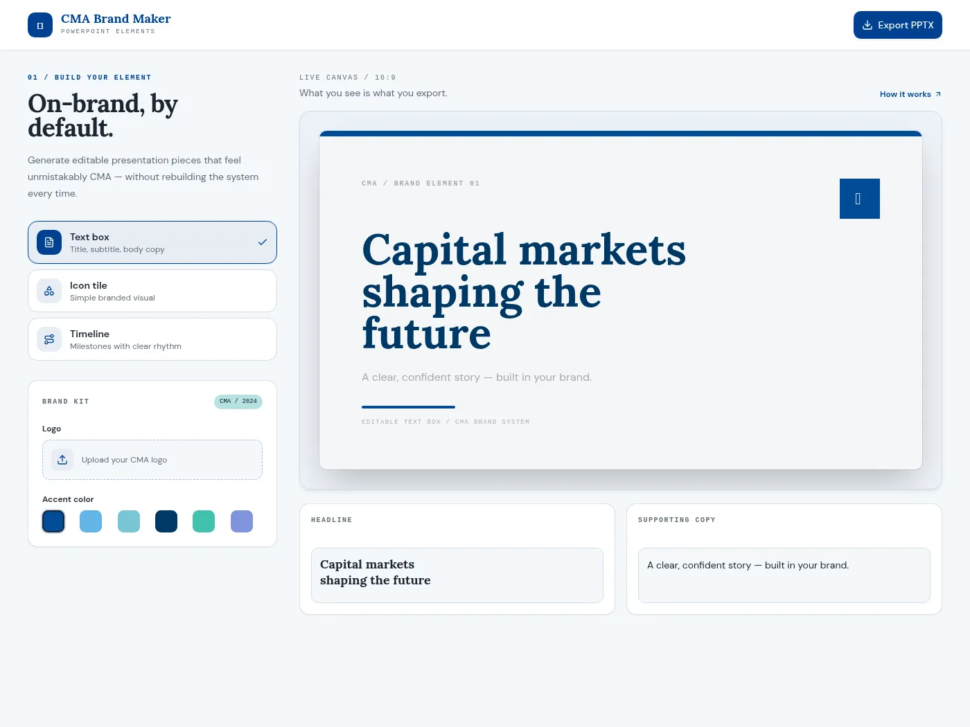 Brand PPTX Generator
