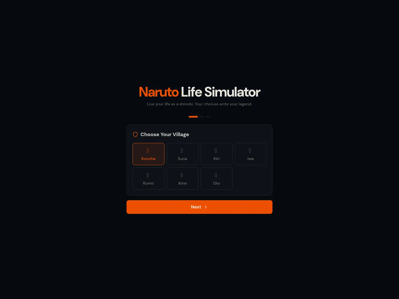 Naruto Life Simulator