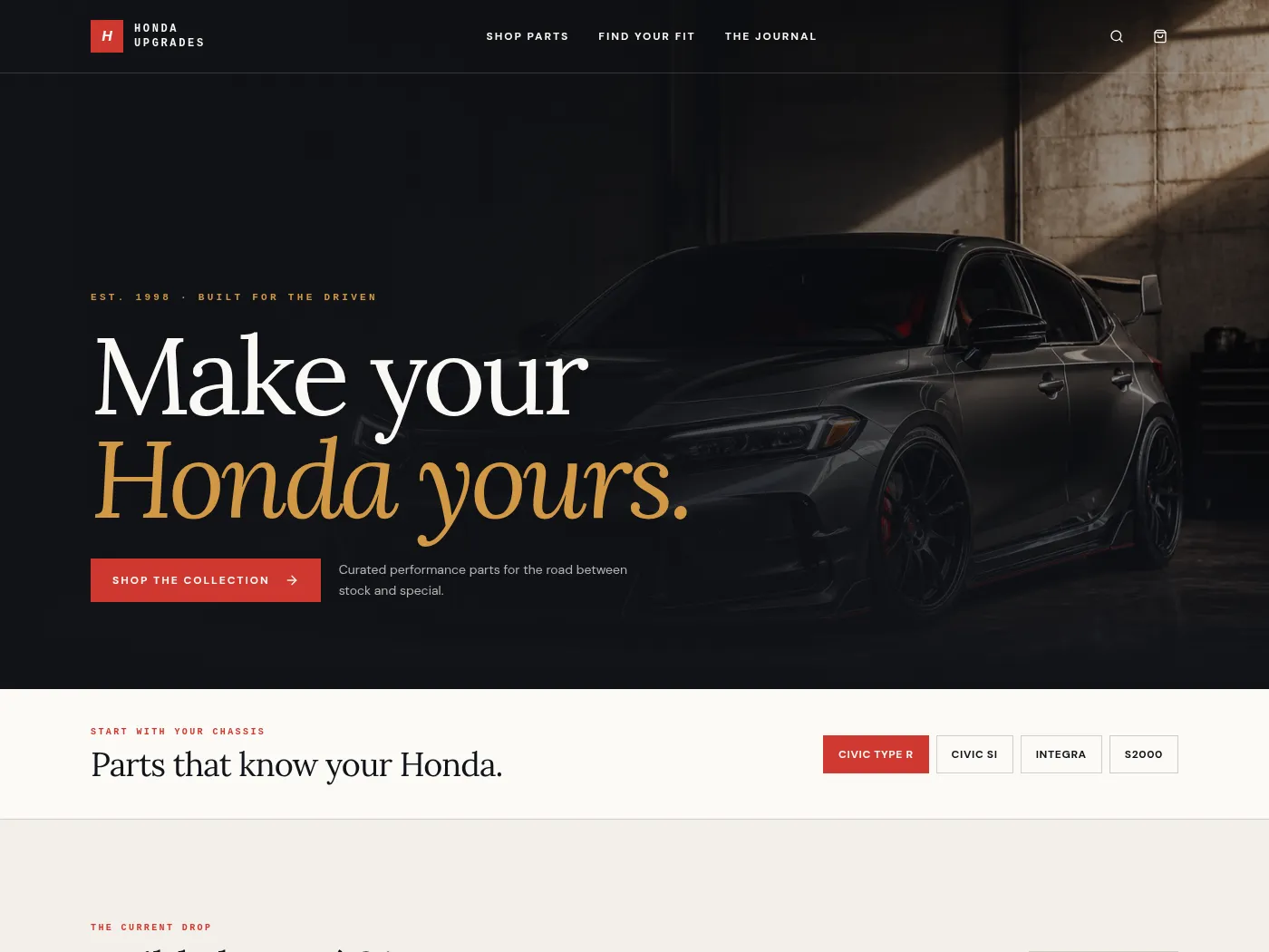 Honda Upgrades Shop