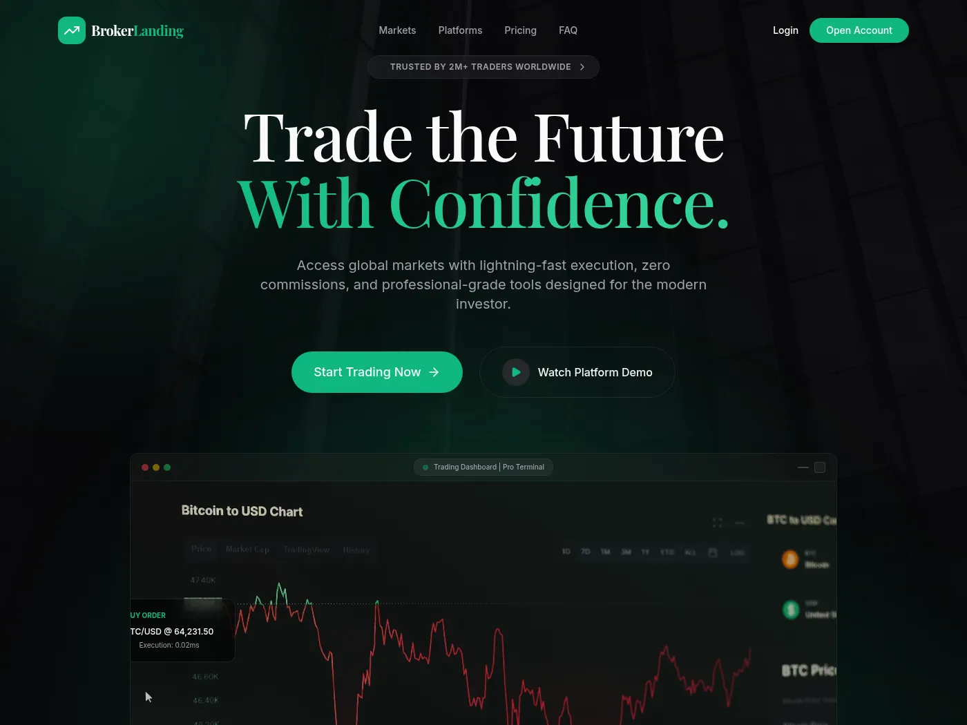 Broker Landing Pro (Remix)