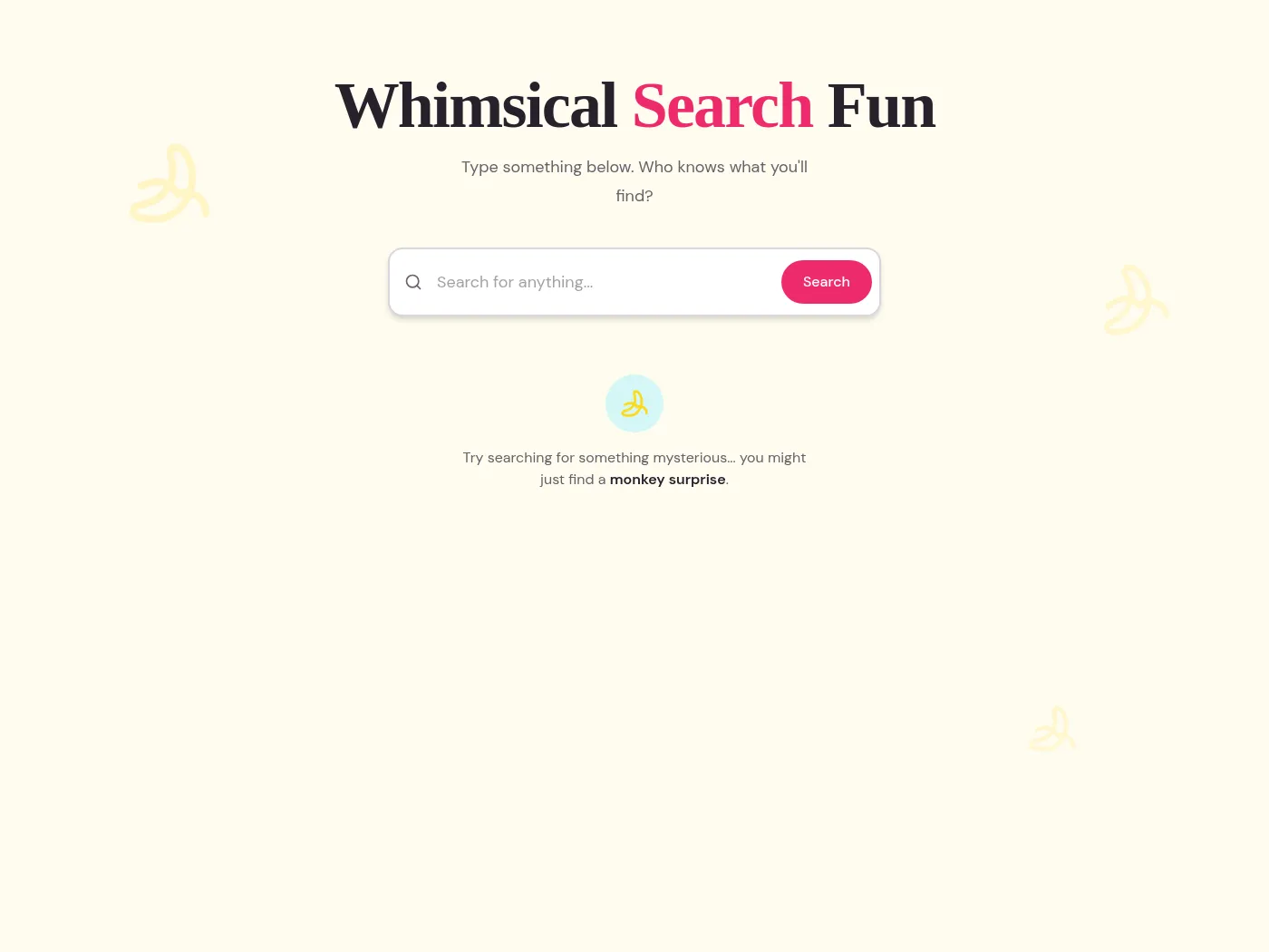 Whimsical Search Fun