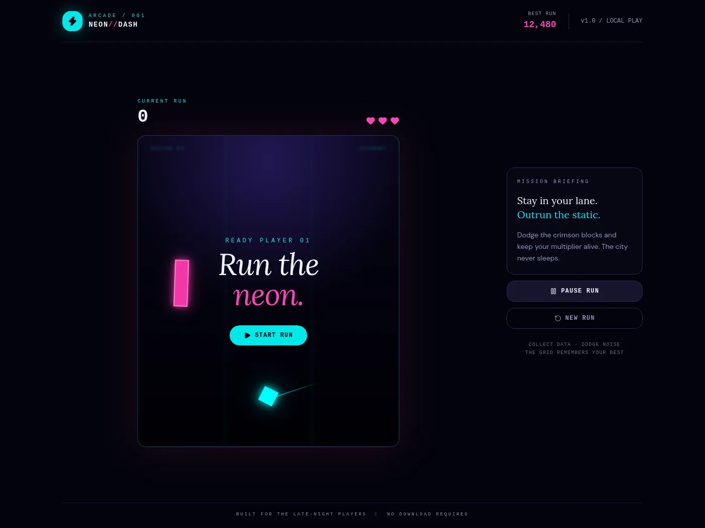 HTML Game Portal