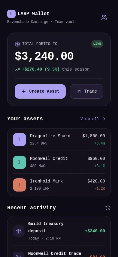 LARP Wallet Pro