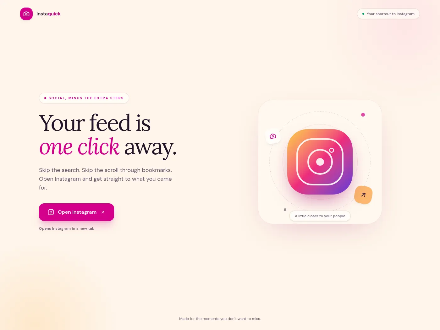 InstaQuick Launcher