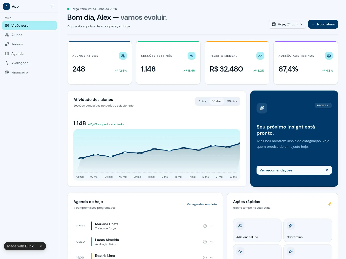 ProFit Premium Fitness Platform