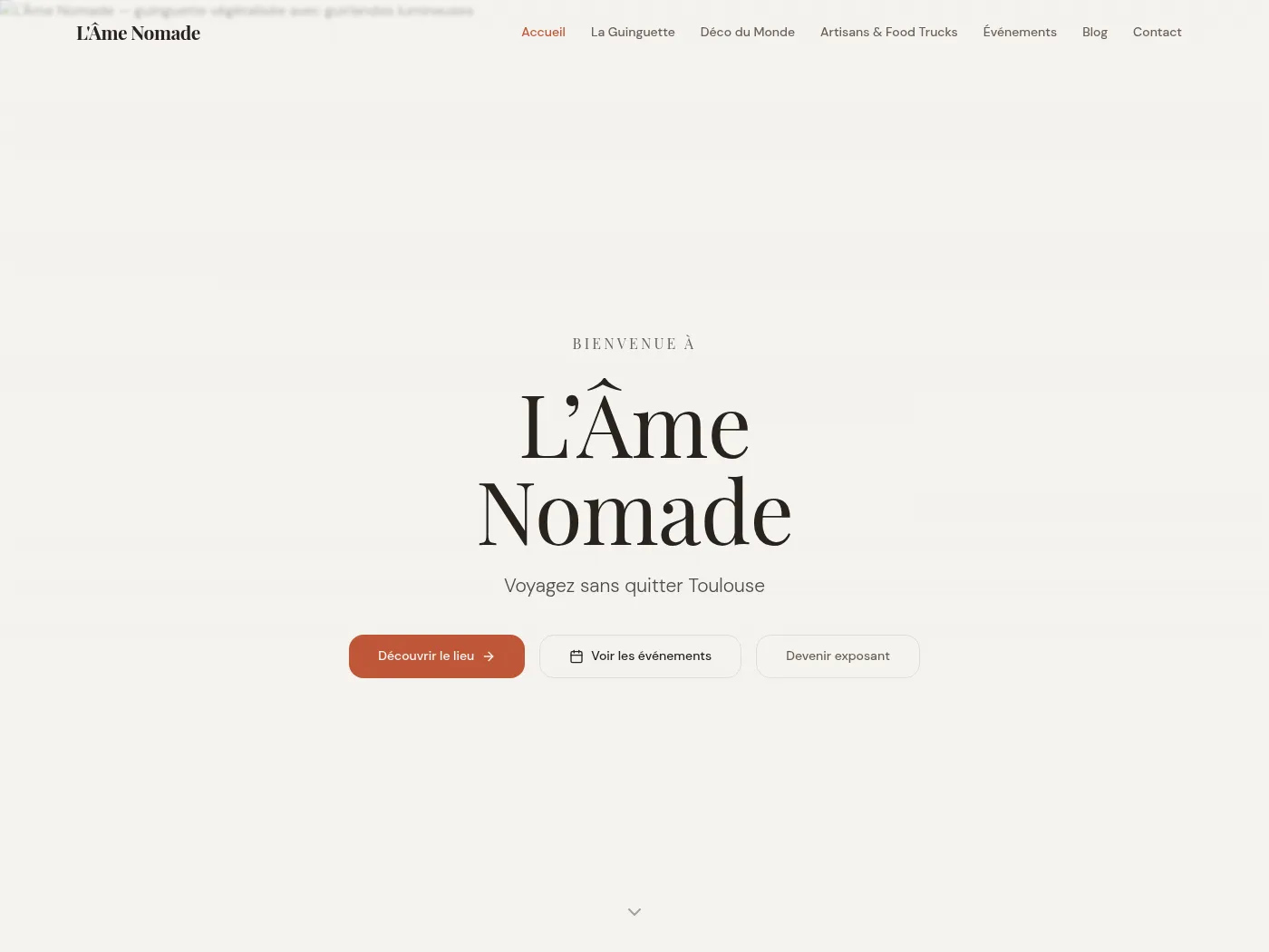 L'Âme Nomade Vitrine