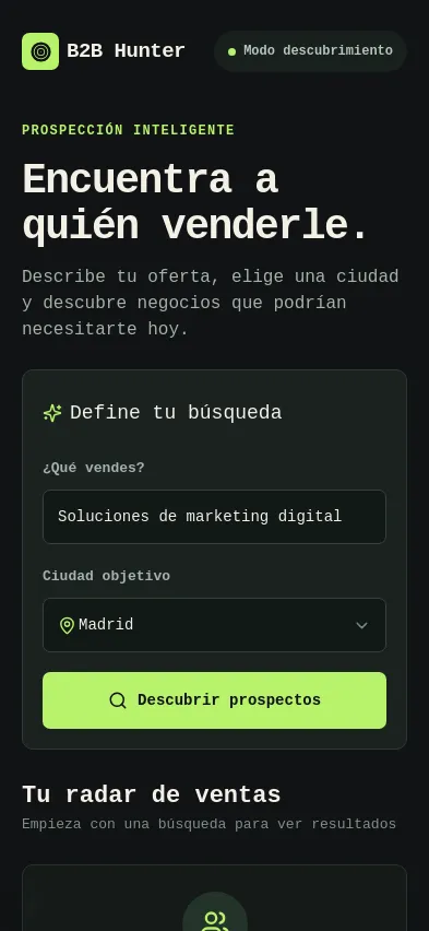 B2B Hunter App