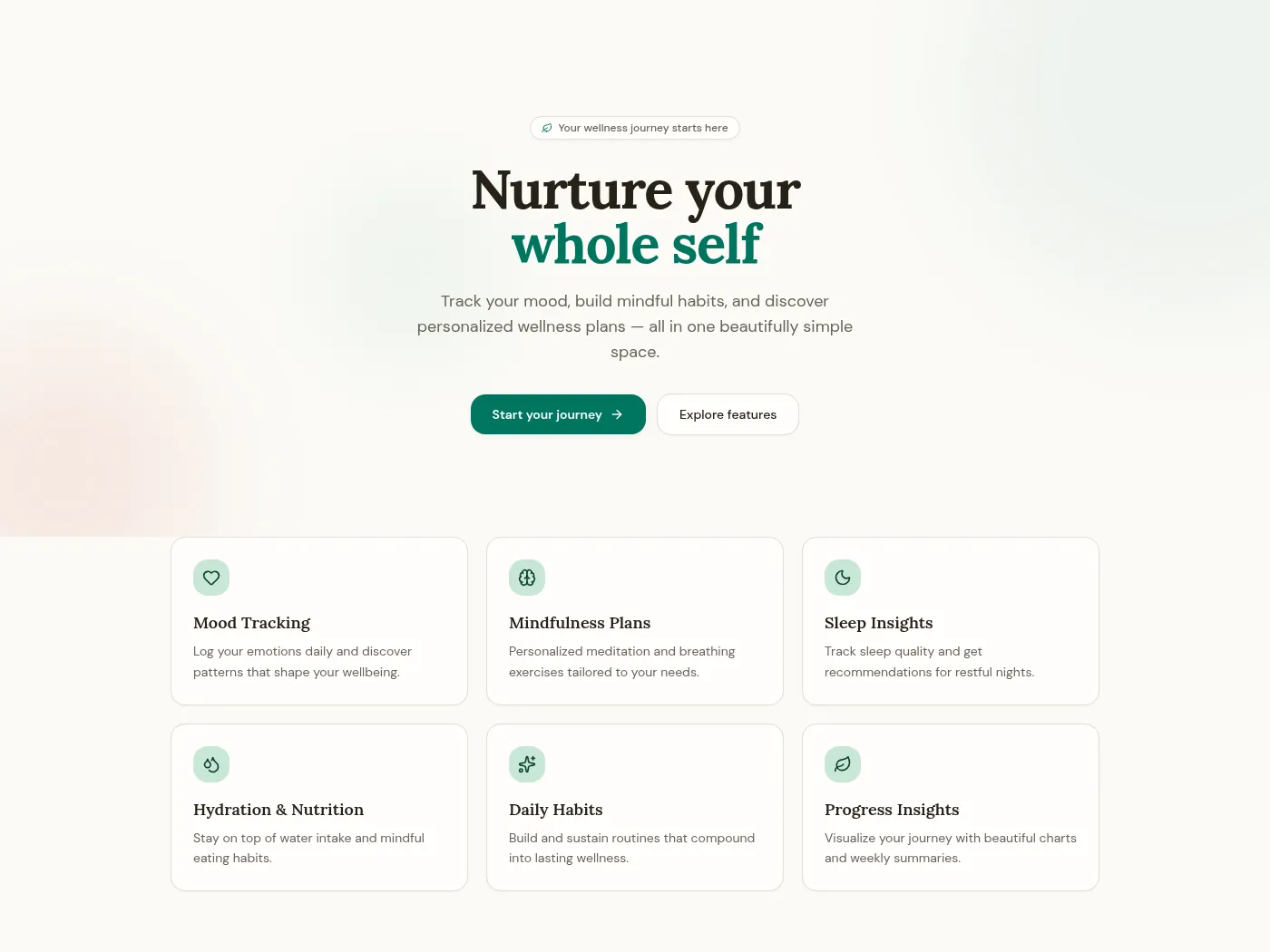 Holistic wellness hub
