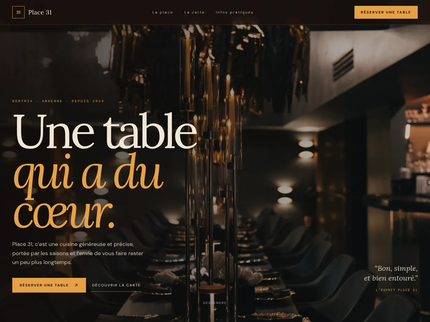 Place 31 Restaurant Web