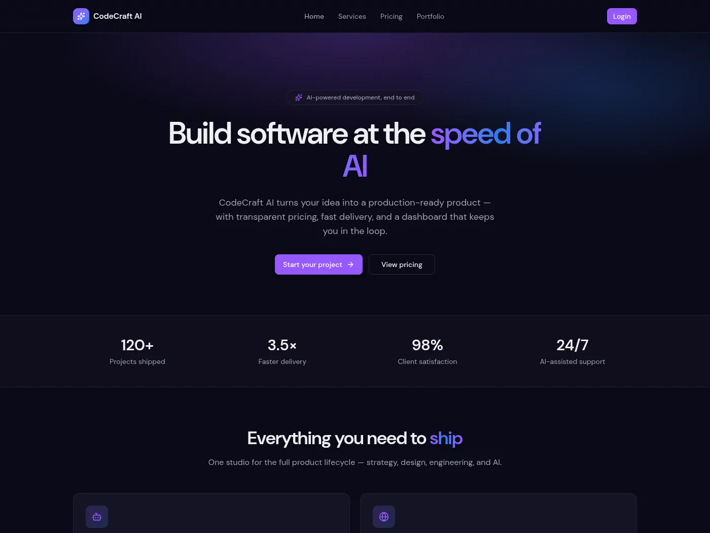 CodeCraft AI Hub