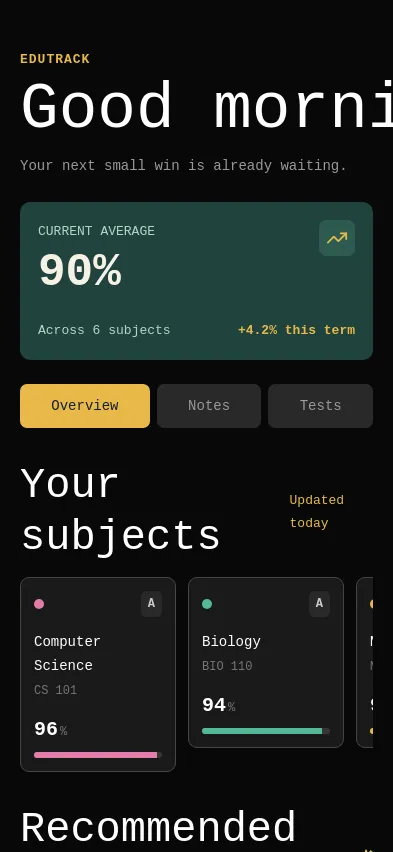 EduTrack Mobile