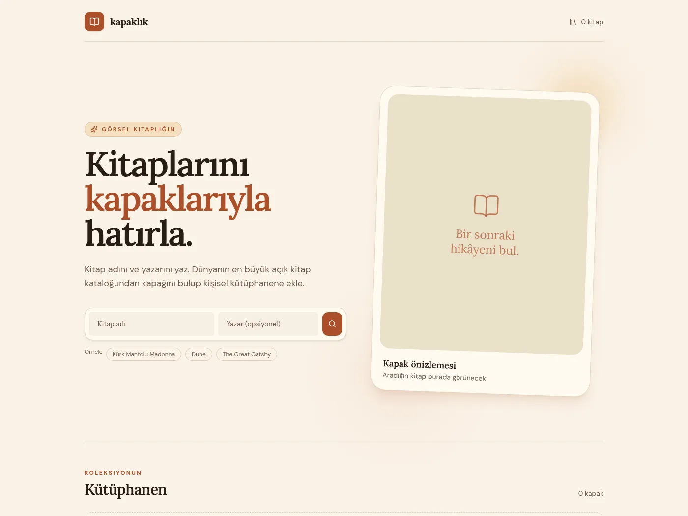 Kitap Kapak Kutuphane