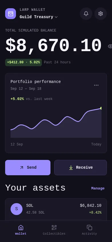 LARP Phantom Wallet Sim