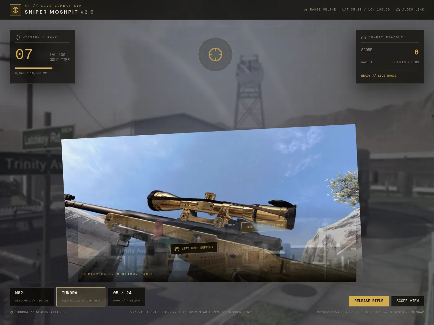 VR Sniper Realism Upgrade