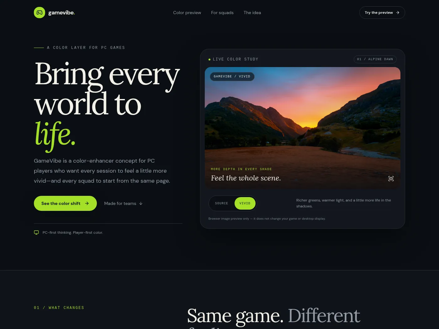 GameVibe Enhancer