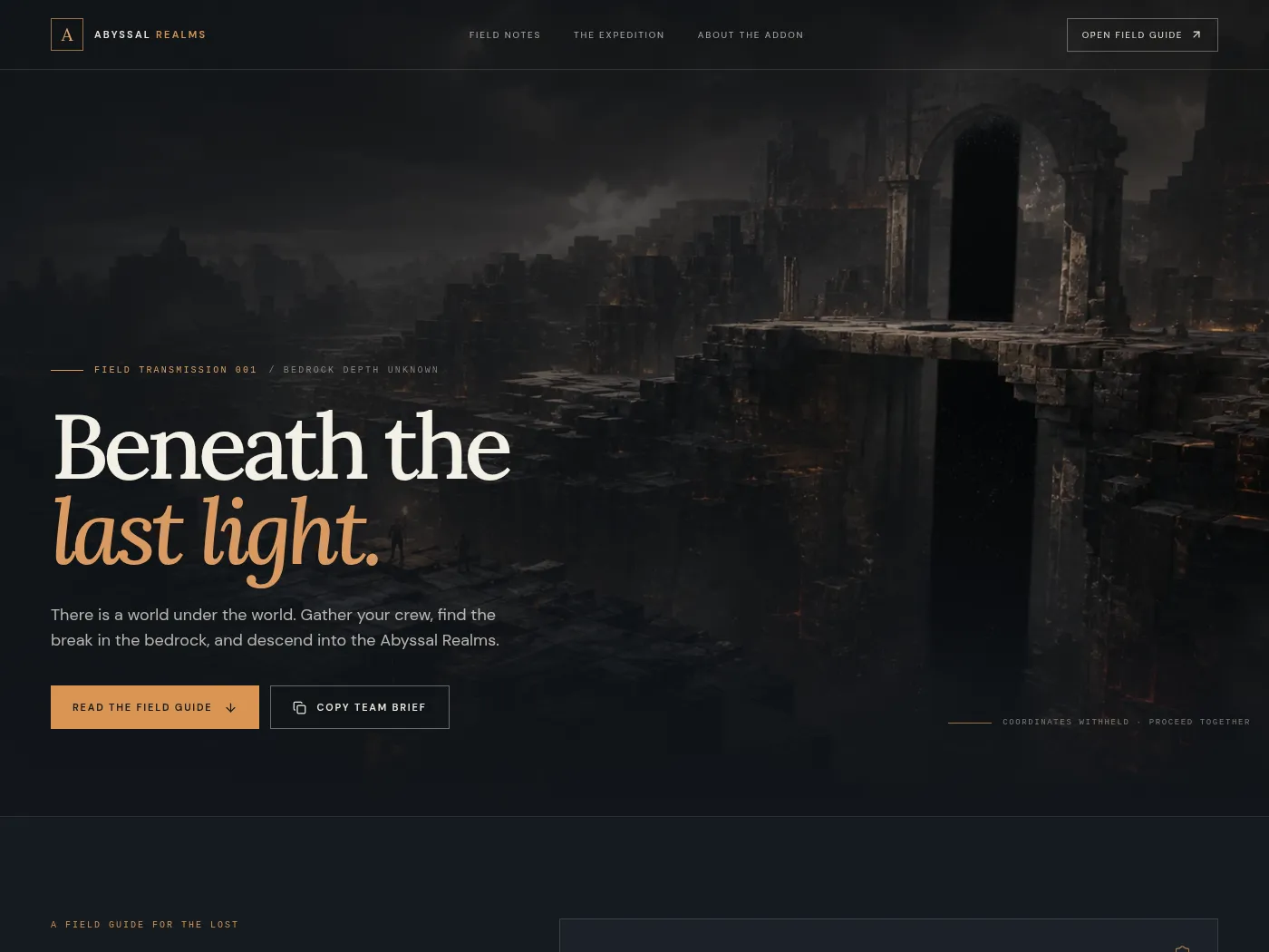 Abyssal Realms Addon