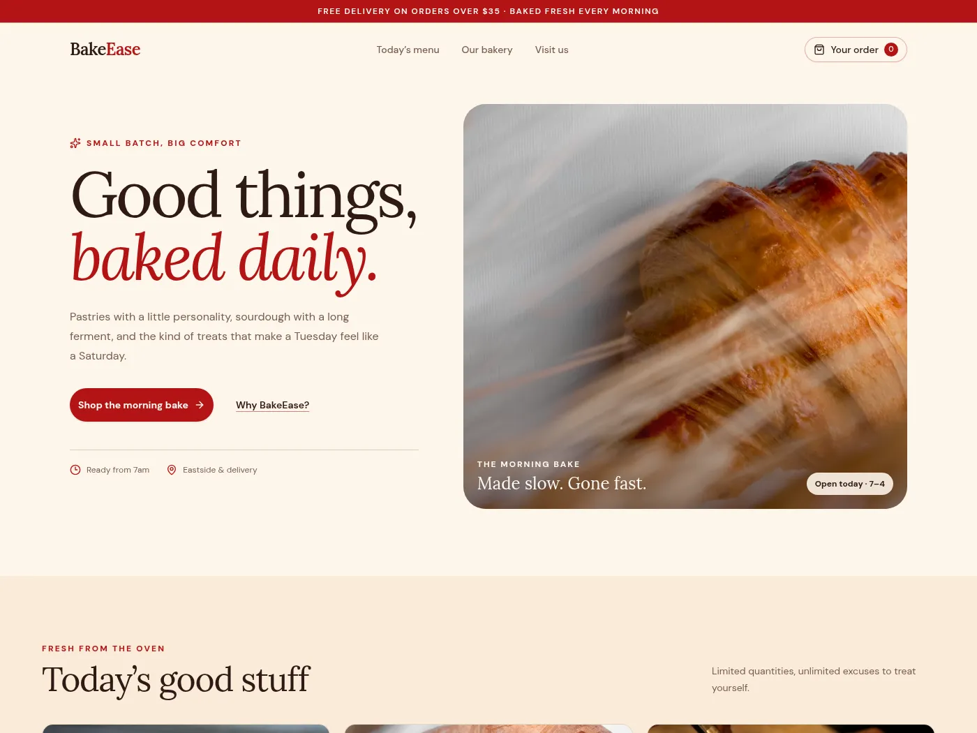 BakeEase Online Shop