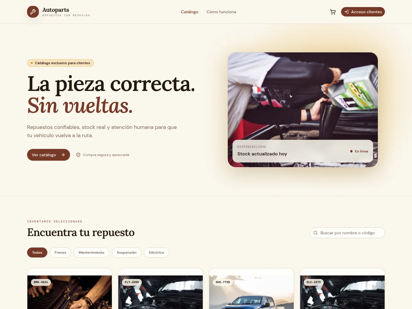 AutoParts Venta Web