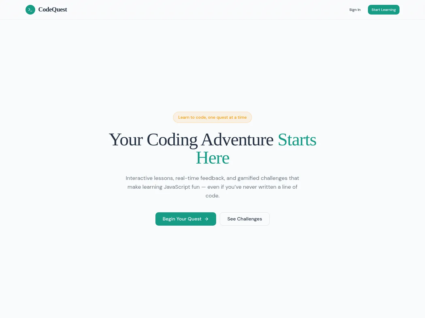 CodeQuest Playground