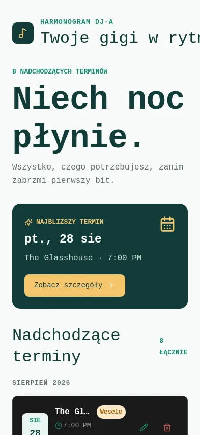DJ Schedule Pro