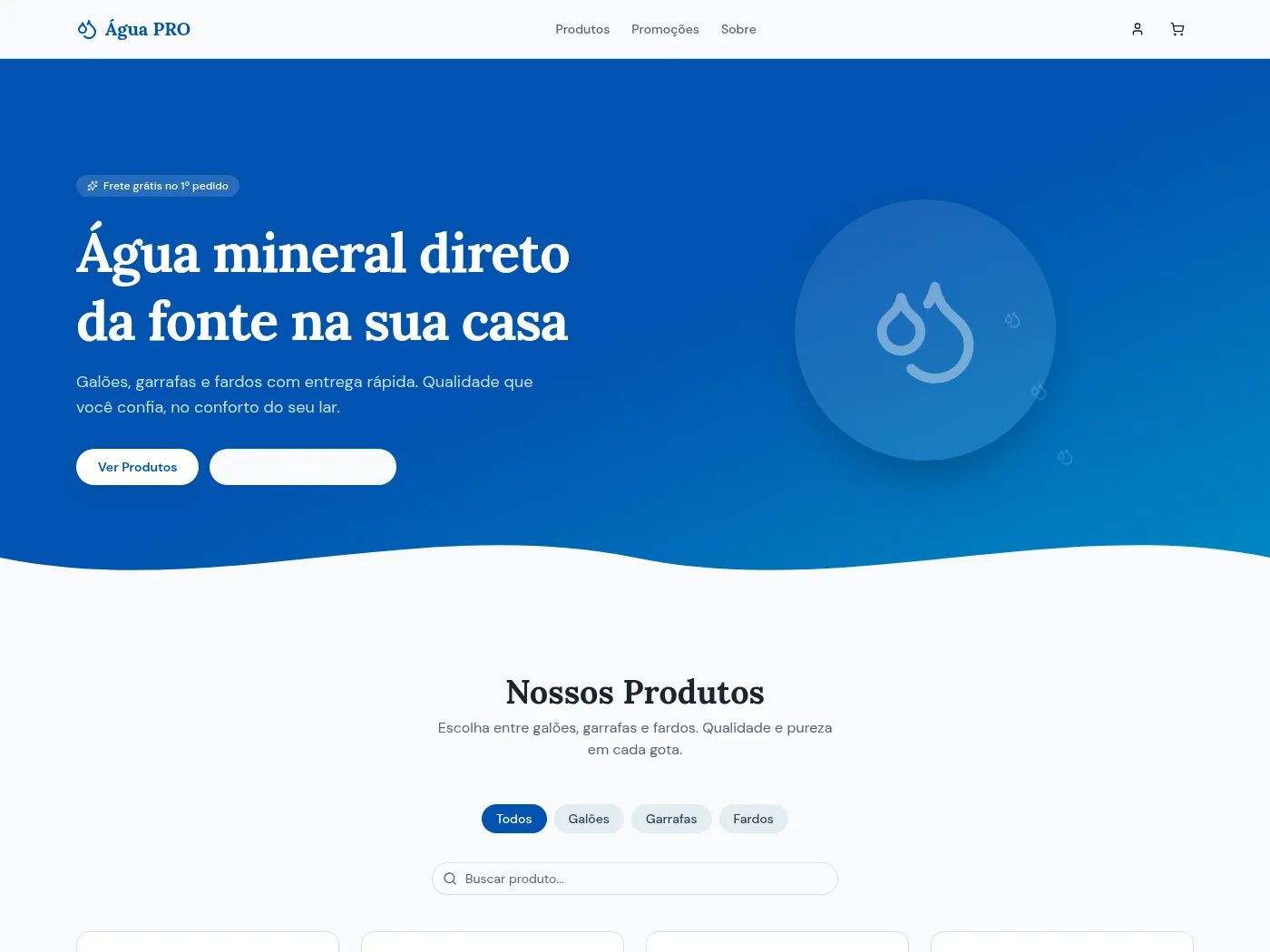 Água Distribuidora PRO
