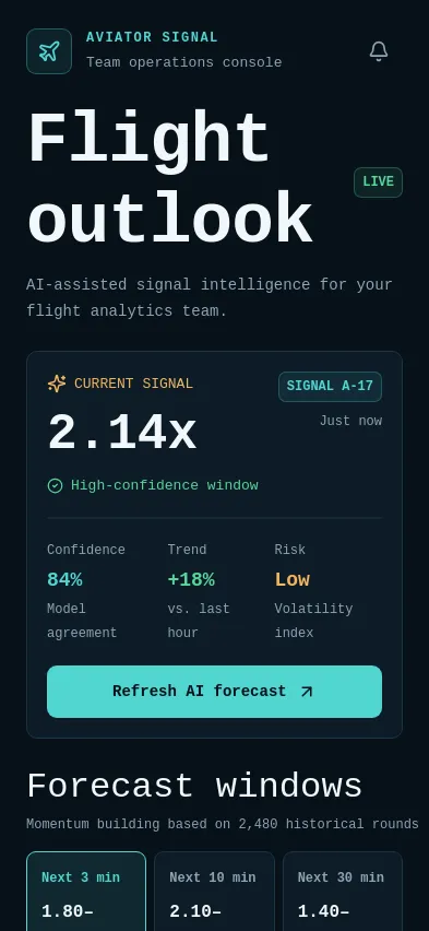 Aviator Signal Predictor